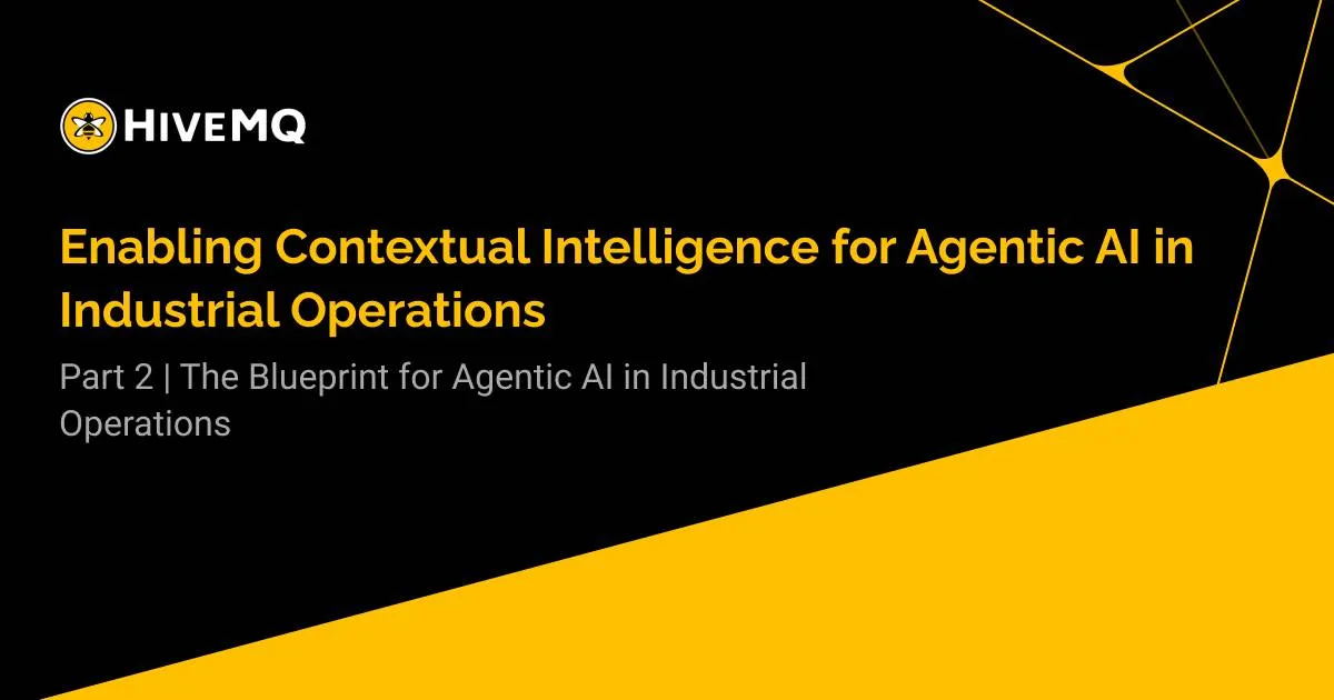Enabling Contextual Intelligence for Agentic AI in Industrial Operations